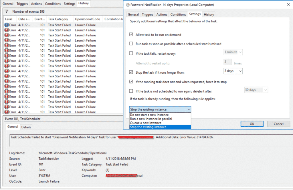 FIX: Task start failed launch Failure 2147943726 by Bas wijdenes