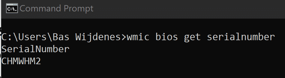 How to find your device model name and serial number in Windows